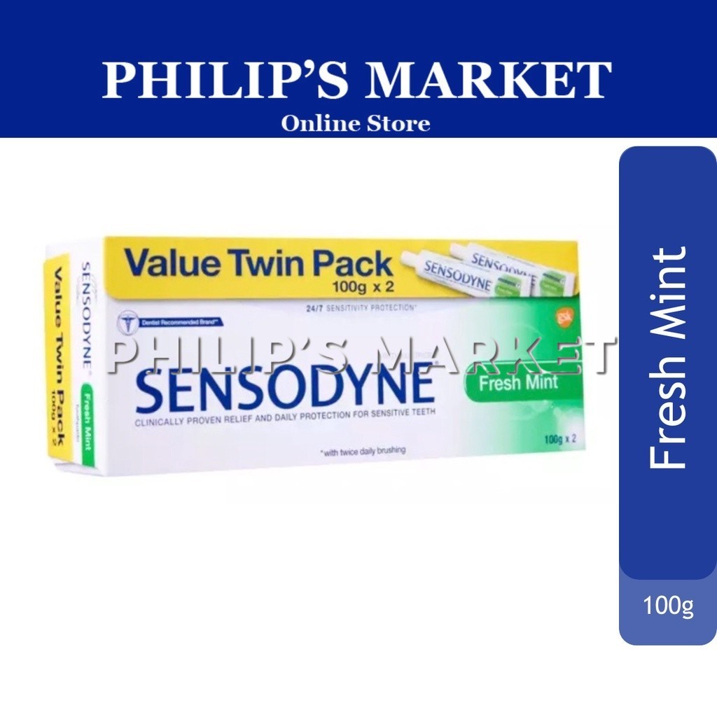 Sensodyne Fresh Mint Toothpaste Twin Pack 200g | Shopee Singapore