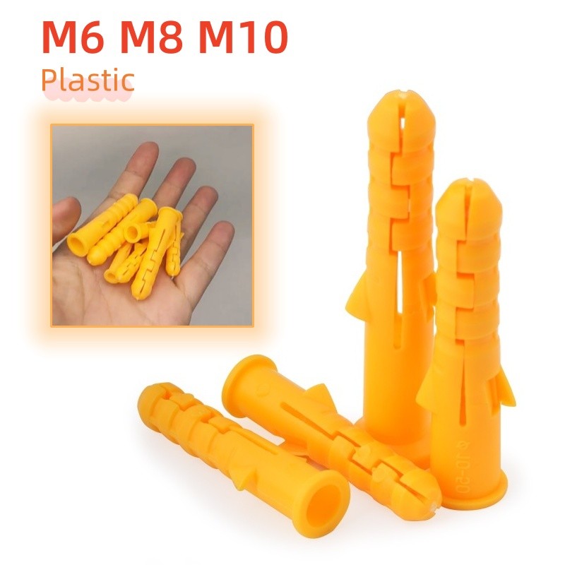Plastic Expansion Pipe M6 M8 M10 Expansion Pipe Tube Rubber Plug ...