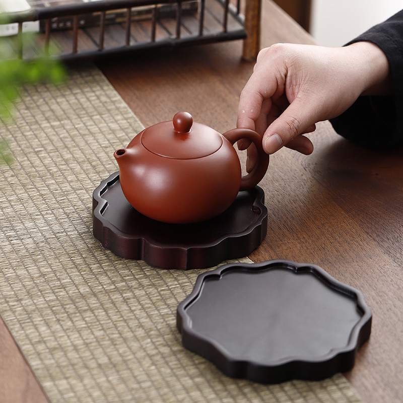 Electric Wood Kettle Mat Kettle Stand Dry Soaking Tray Tea Tray ...