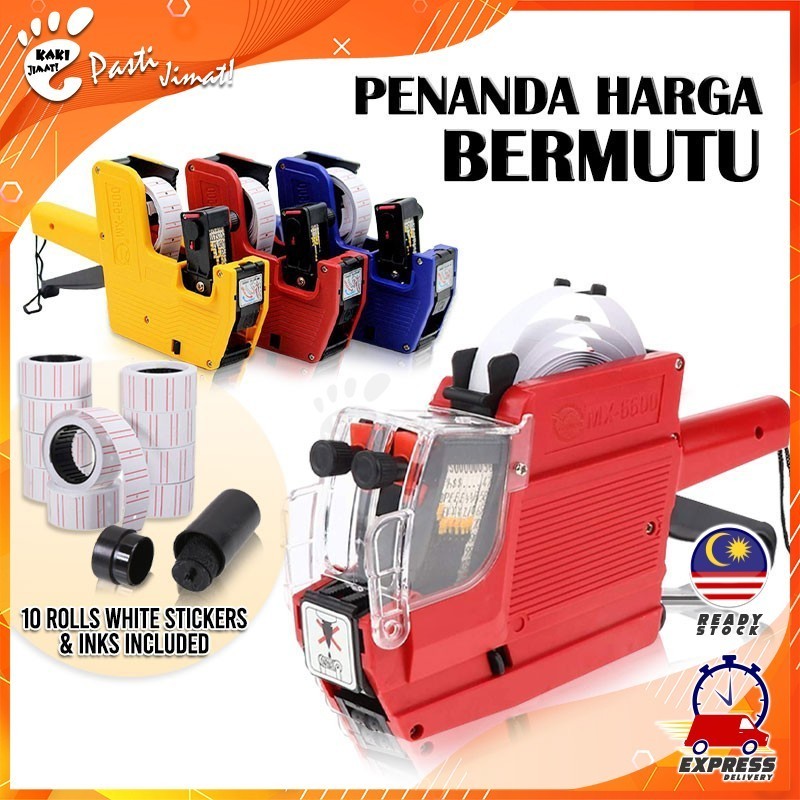 Kaki Jimat Price Labeller MX5500 MX6600 Label Paper Tag Mesin Harga ...