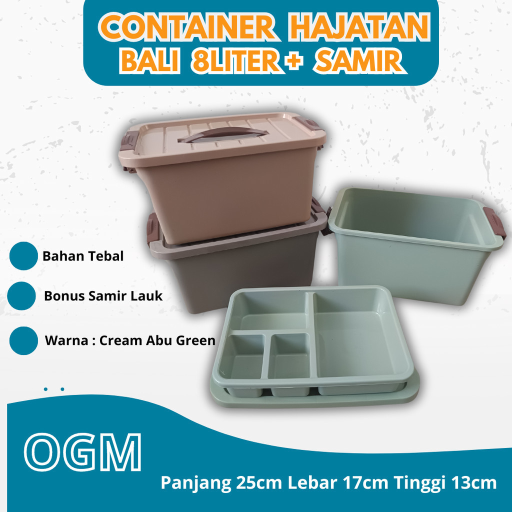 BALI HAJATAN CONTAINER 8L SAMIR HAJATAN BOX | Shopee Singapore