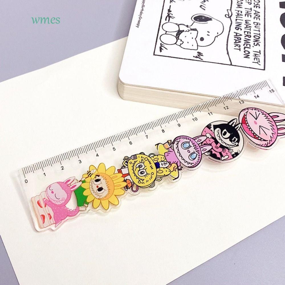 WMES1 15CM Straight Rulers, Cartoon Cute Labubu Kuromi Ruler, Anime ...
