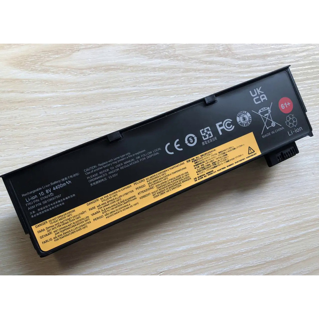 10.8V 6600mAh Laptop Battery for Lenovo ThinkPad T470 T480 T570 T580 ...