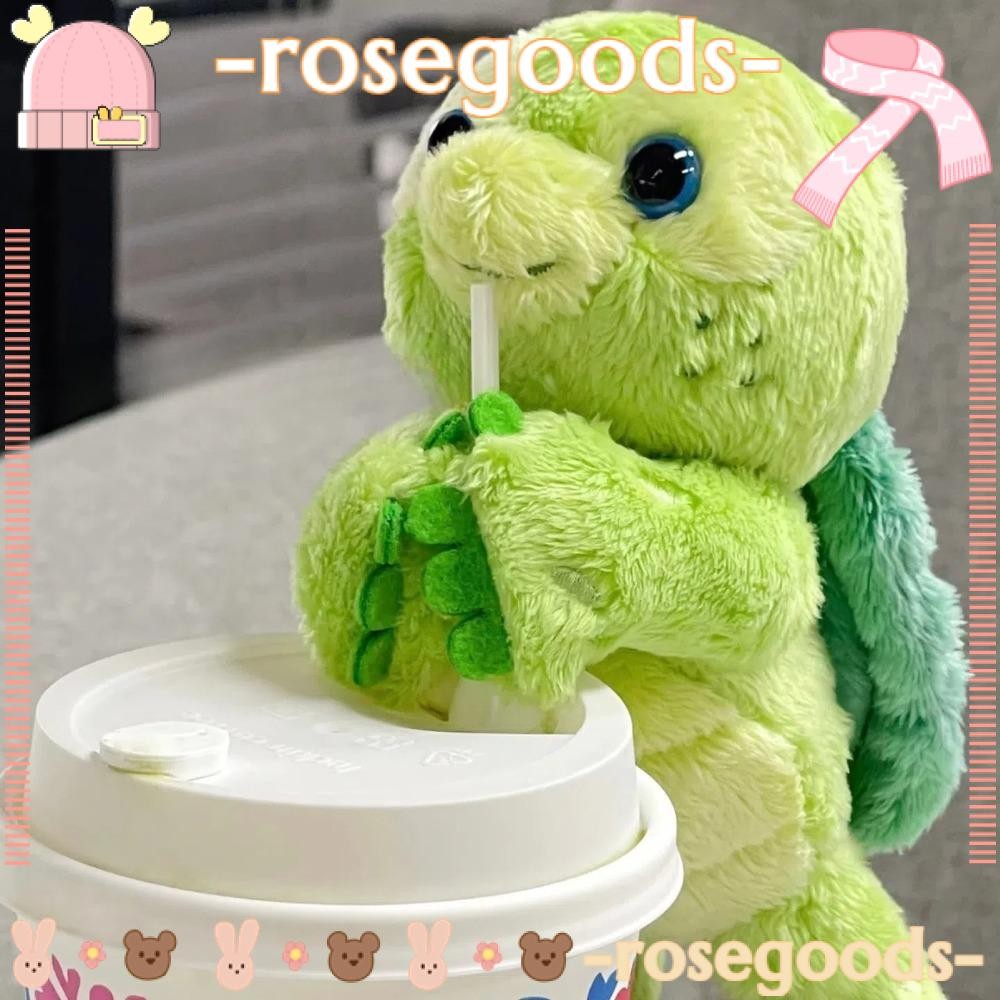 ROSE Plush Dolls, Tortoise Olu Mel Soft Stuffed Animals, Kawaii Bear ...