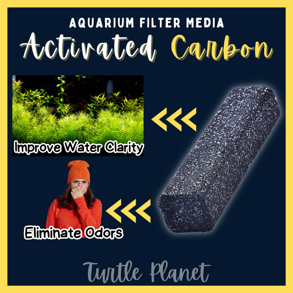 Activated Carbon Aquarium Filter Media Fish Tank Clean Water 活性碳鱼缸净水 ...