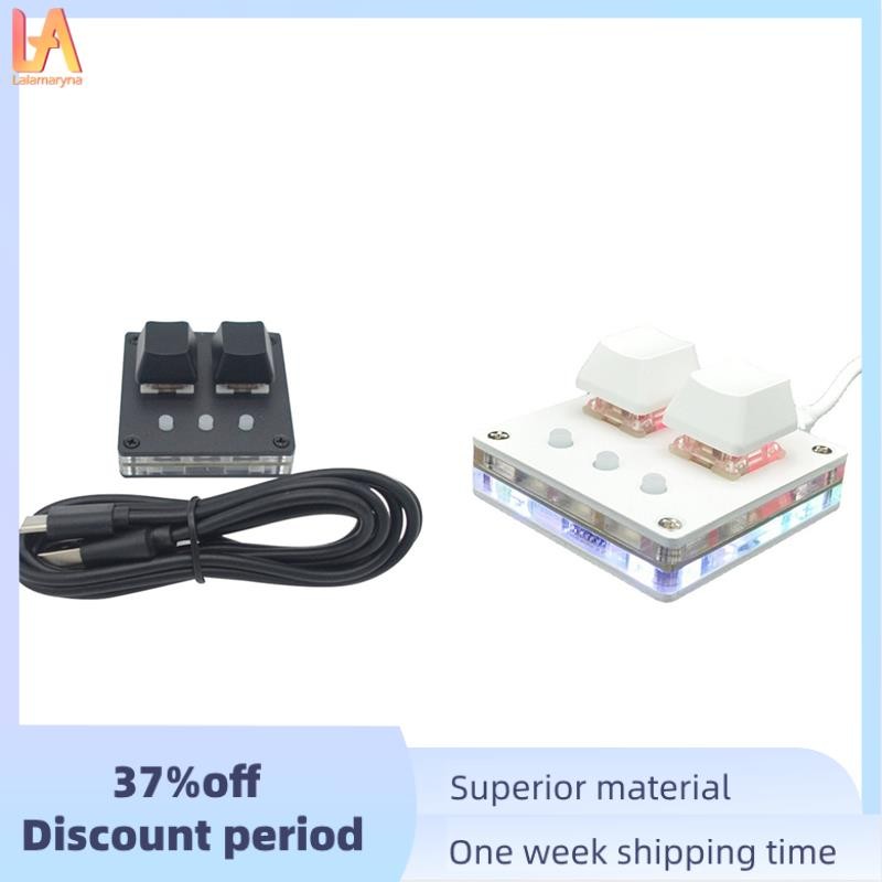 OSU Mini Keyboard 2 Key Gaming Keyboard Programming Macro Keypad Mechanical Keyboard Red Switch ...