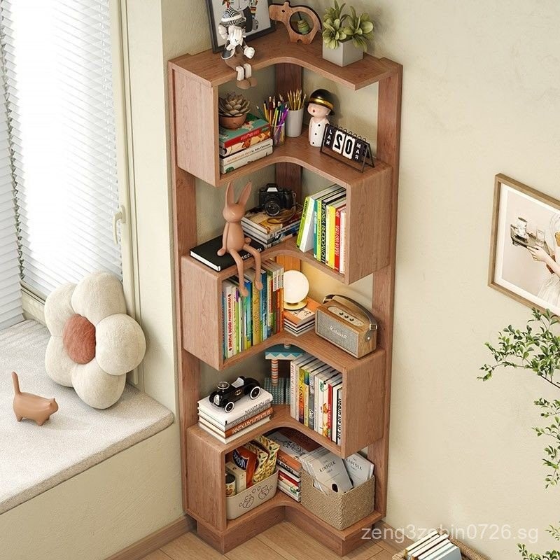 Solid Wood Corner Cabinet Nordic Corner Cabinet Living Room Side Corner ...