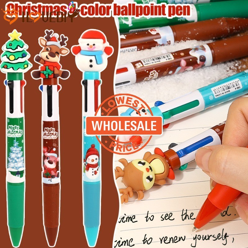 [ Wholesale Prices ] 4 Colors Christmas Ballpoint Pen - Student ...