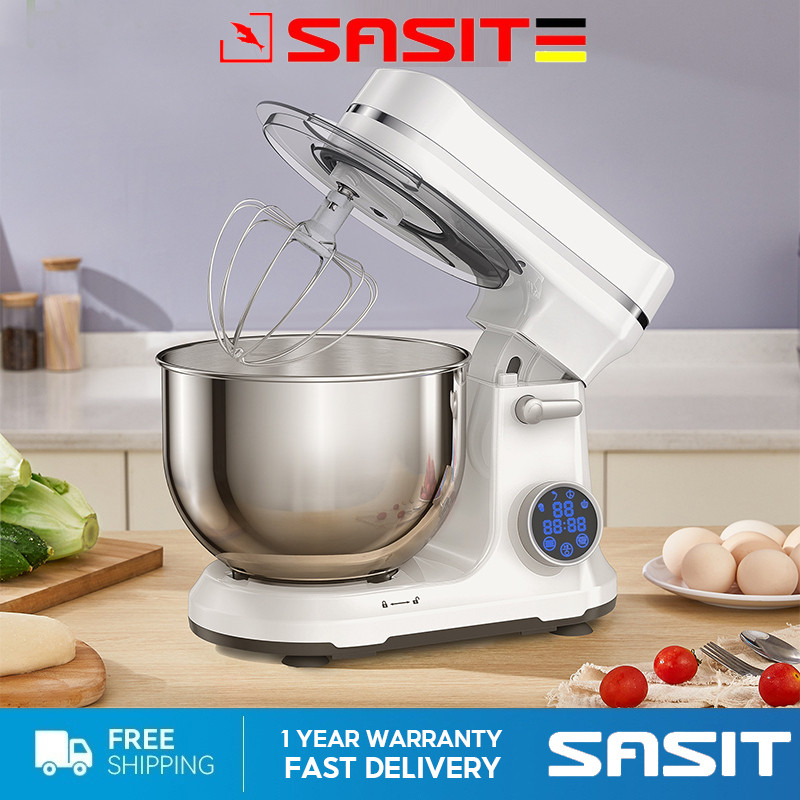 SASIT 11Speed 5L Stand Mixer Kitchen Food Stand Mixer Cream Egg Whisk ...