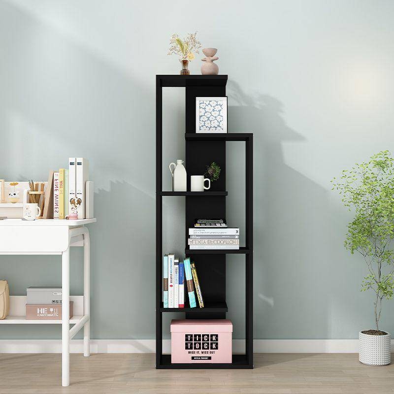 Creative bookshelf floor modern home shelf personality against the wall ...