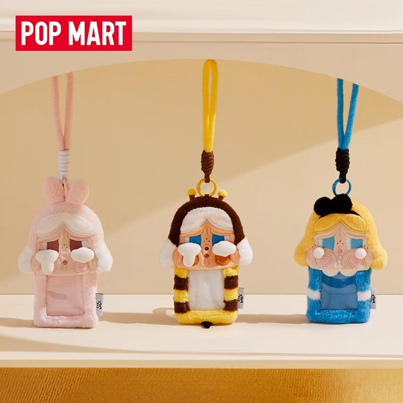 POPMART CRYBABY Tears Factory Series Plush Card Holder Mystery Box ...