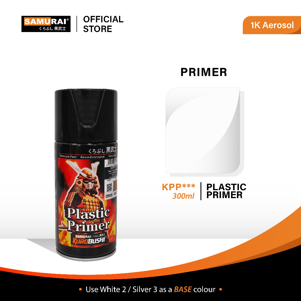 Samurai Spray Paint KPP Plastic Primer Spray Tin Cat Primer Plastic ...