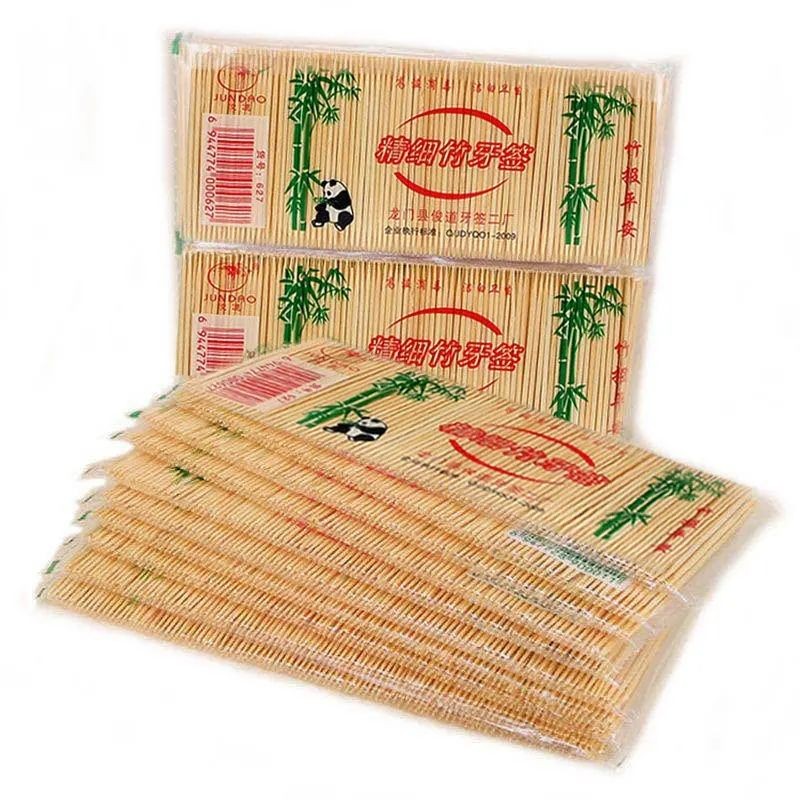 Disposable Double-Headed Bamboo Fine Toothpick Household Commercial ...