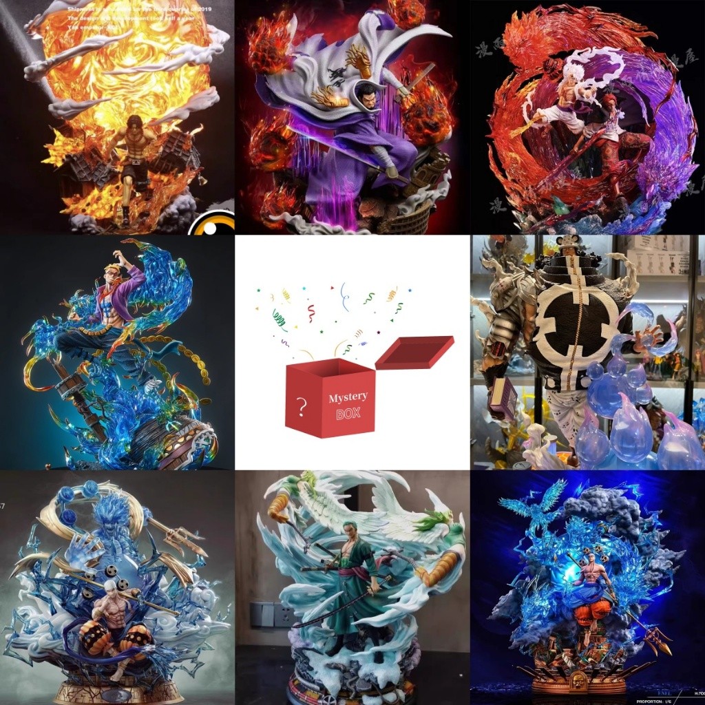 One Piece Figure Luffy Zoro Ace Kohza Figure Hancock Eneru Lucky Bag ...