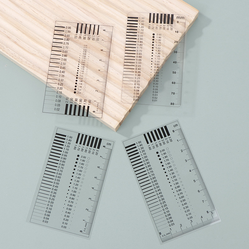 greedancit Measuring Pass Badge Gauge Stain Card Point Gauge Wire Gauge ...