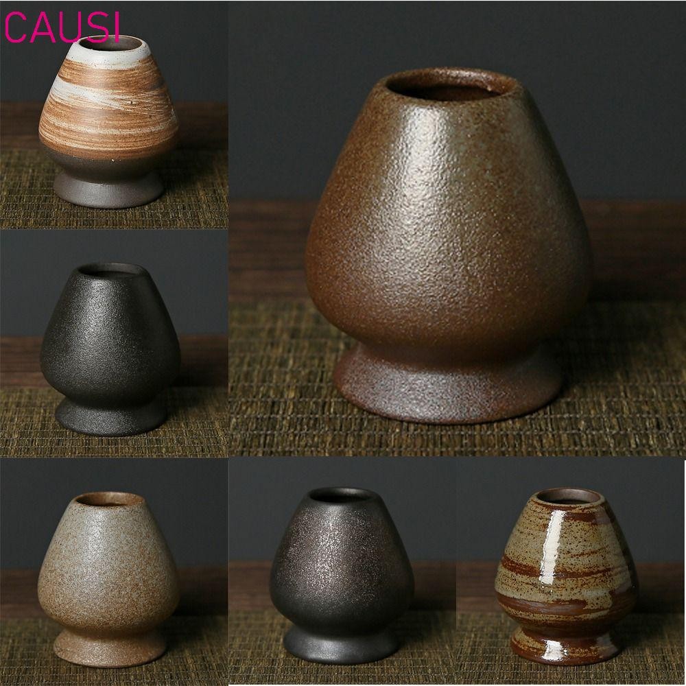 CAUSI Matcha Whisk Holder, Reusable Ceramic Chasen Stand, Safe Food ...