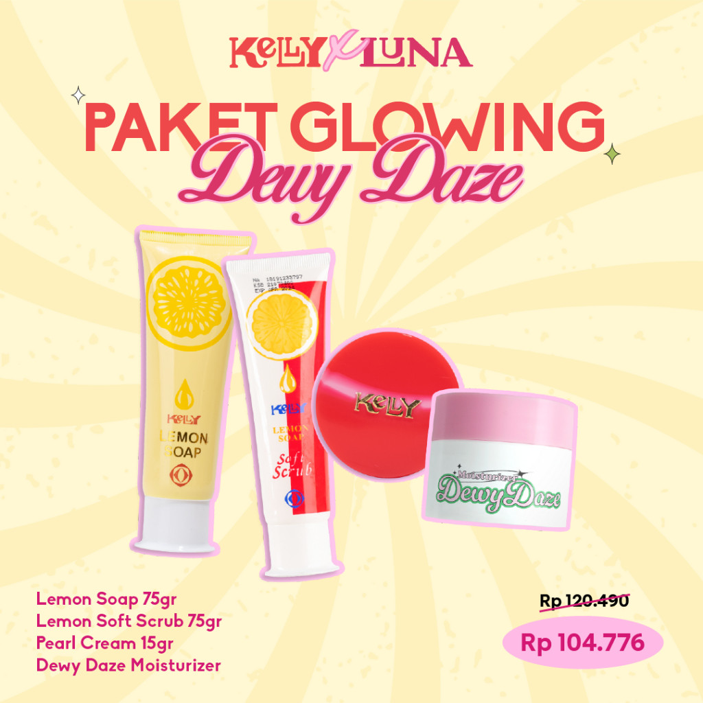 Luna Moisturizer (Dewybaze) x Kelly Glowing Package | Facial ...
