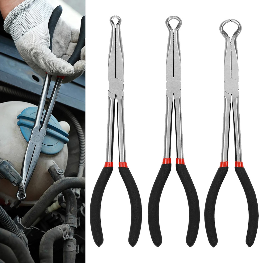 Sharp Nose Pliers Set of O-shaped Clamping Head Spark Plug Disconnect ...