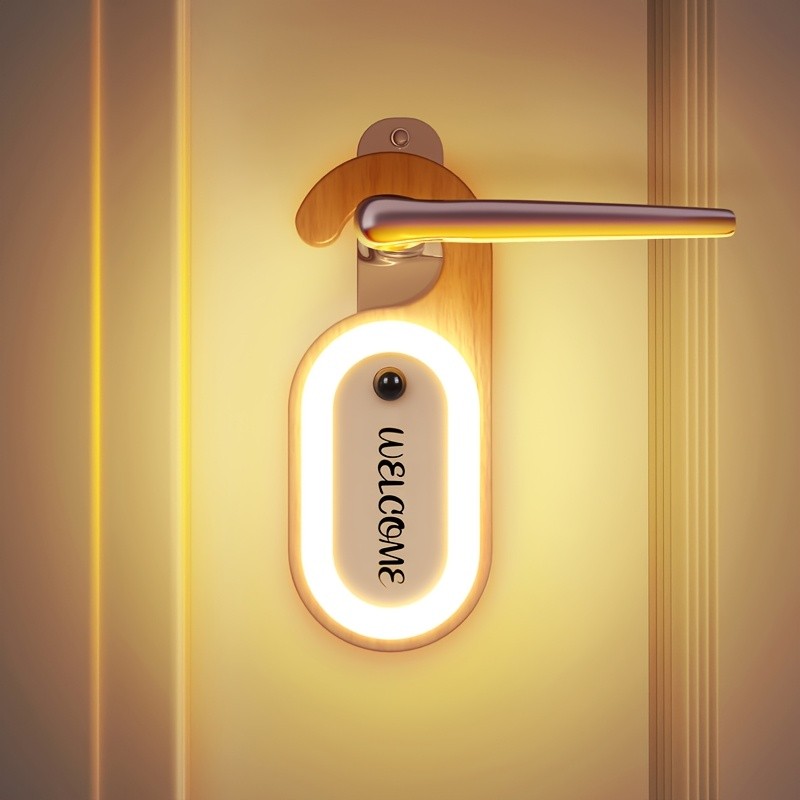Motion Sensor Detector LED Keyhole Light for Door Lock, Portable ...