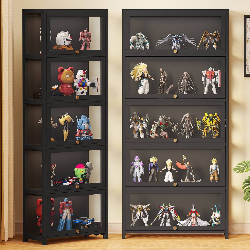 [48H Shipping] LEGO Figure Display Cabinet Acrylic Display Stand Model ...