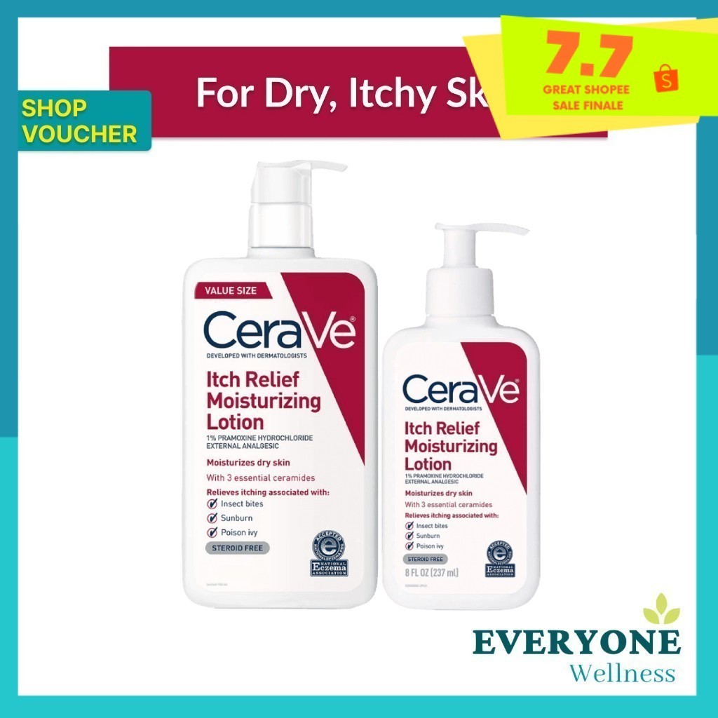 [Local Delivery] CeraVe Itch Moisturizing Lotion with Pramoxine ...