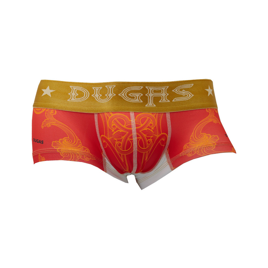 [DUGAS official] Men's underwear FIRE BOXERS Men's boxer shorts (Red ...