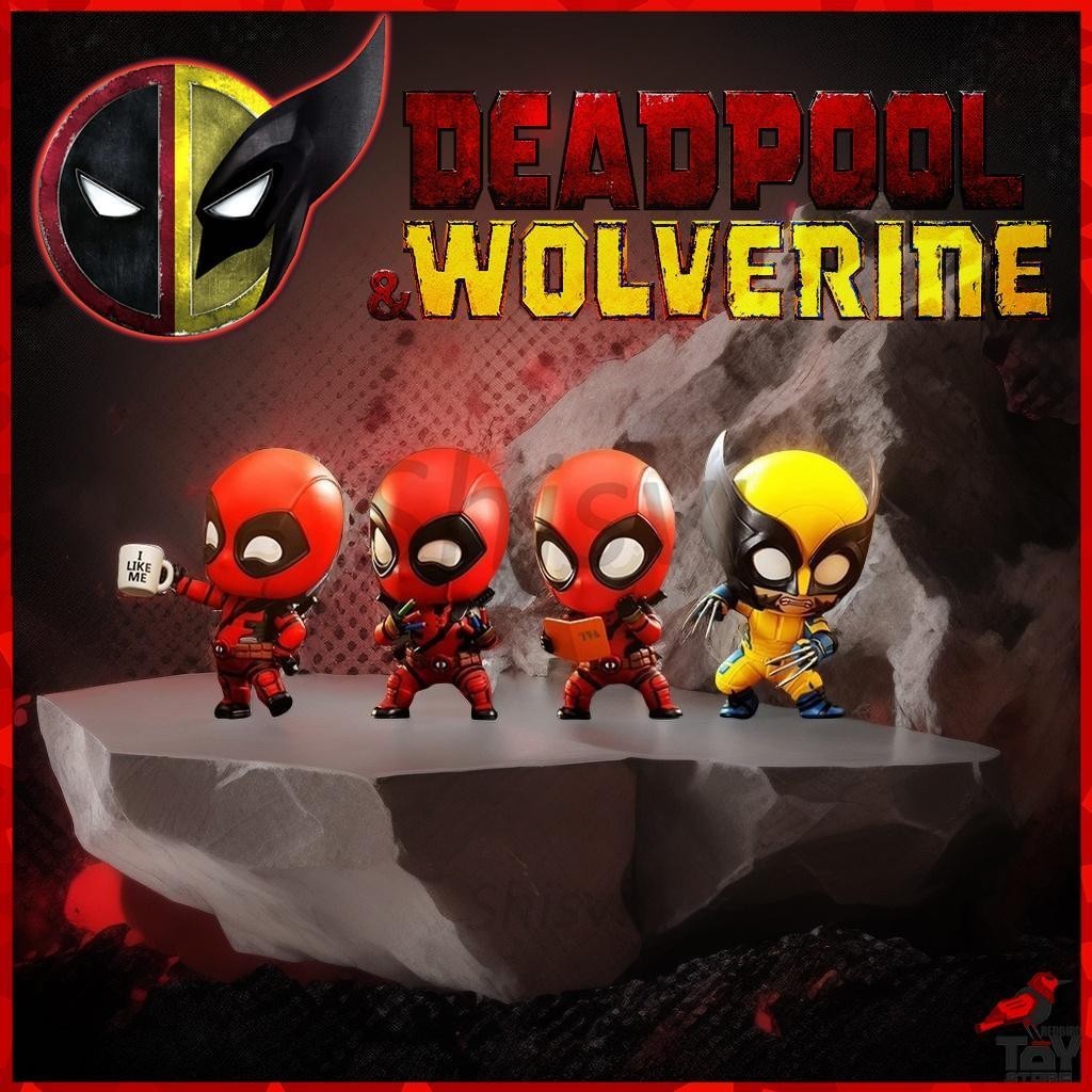Deadpool & Wolverine blind box | Deadpool Action Figure vinyl doll ...