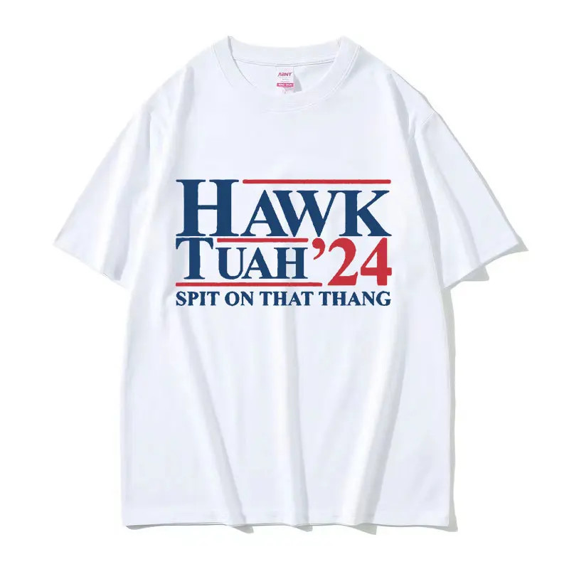 【SG】 Funny Hawk Tuah Spit On That Thang Letter Print 2024 T Shirts Men ...
