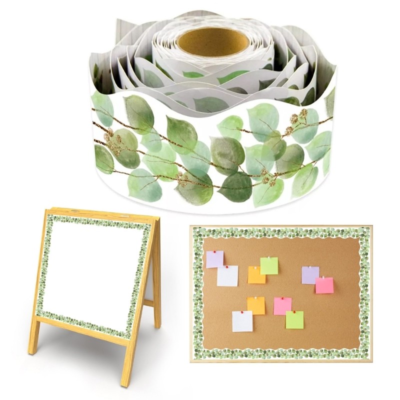 love* Leaves Border Trim Leaves Bulletin Board Borders Die-Cut Border ...