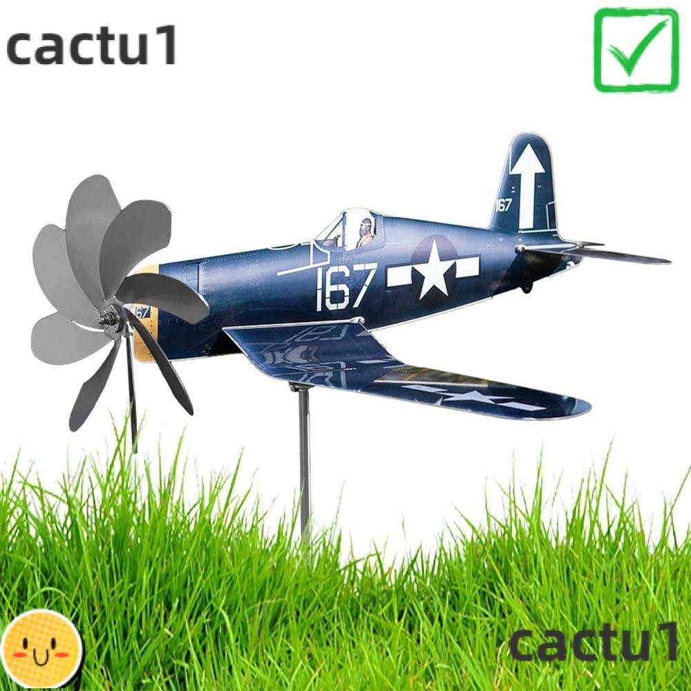 DIEMON Airplane Wind Spinner, Weatherproof Metal Airplane Weather Vane ...