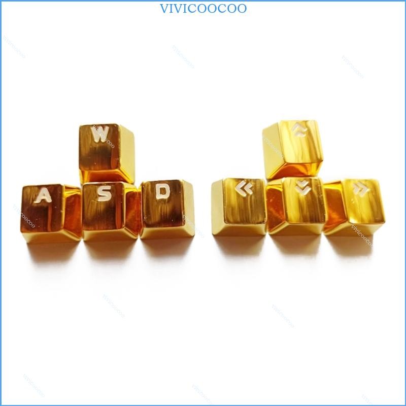 VIVI Mechanical Keyboard Keycaps Durable Zinc-Alloy Keycap Set Backlit ...