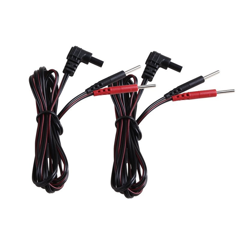 Electrode TENS Unit Lead Wires Connector Cables Relaxation Electrode ...