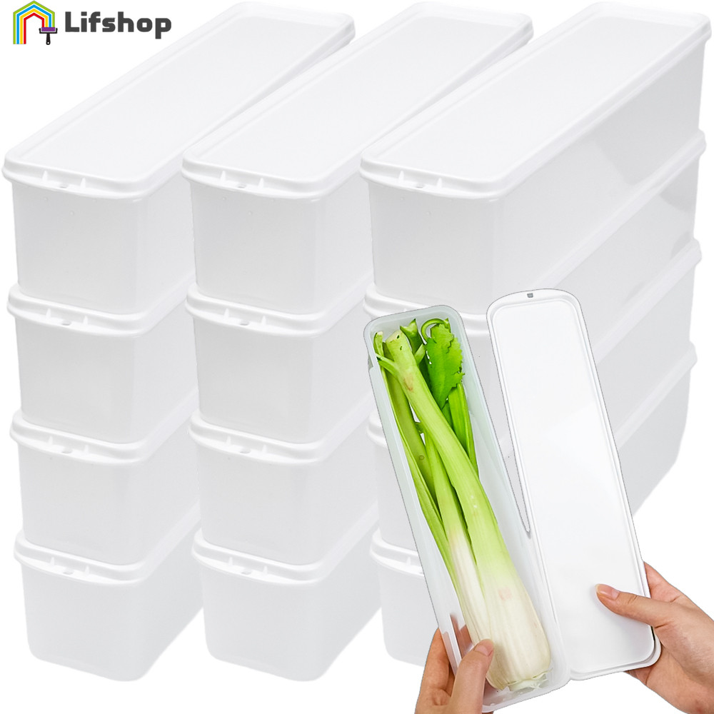 [New]Long Strip Refrigerator Fresh-keeping Box - Airtight Rectangular ...