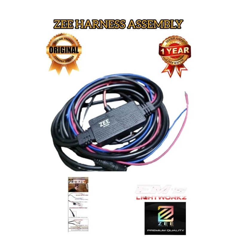 ZEE MDL HARNESS with Blinker and wig-wag 1-year warranty | Shopee Singapore
