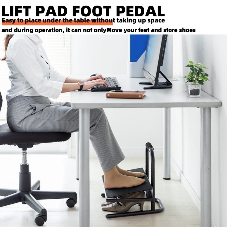 Height Adjustable Foot Rest for Freestanding Under The Desk Footrest ...