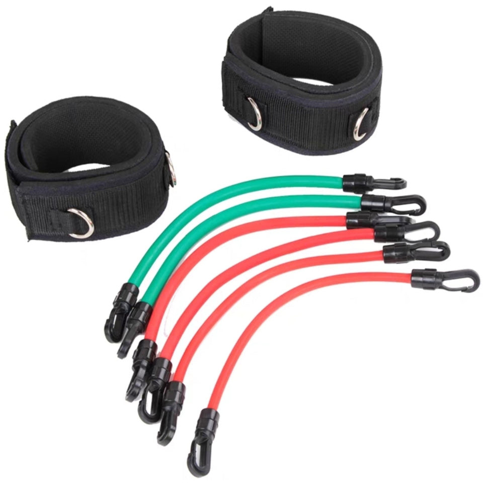 Thigh ankle Leg Agility Speed Resistance Bands (6 tension bands ...