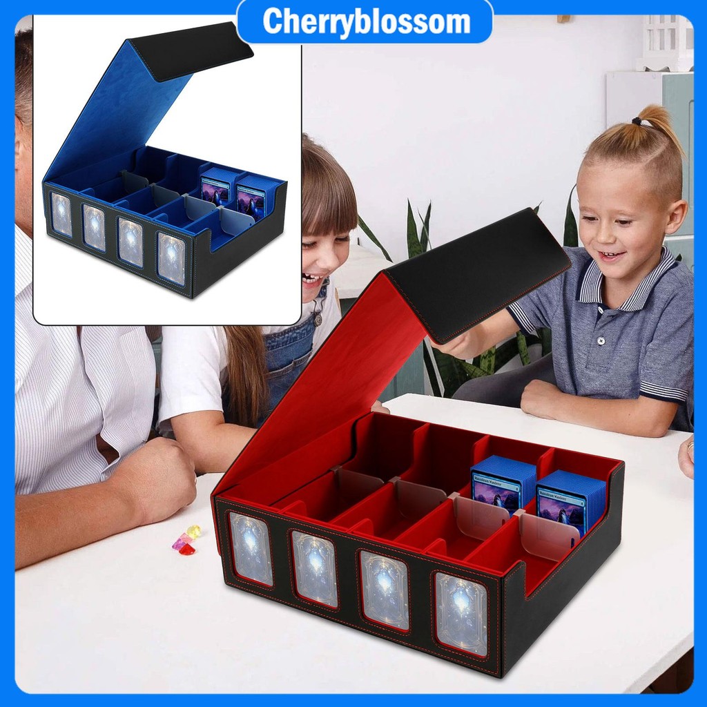 Game Cards Box With Dividers and Card Supporters Commander Card Deck ...