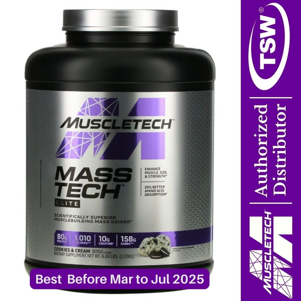 MuscleTech Mass Tech Elite Gainer 6 lbs (Exp Mar-Sep 2025) | Shopee ...