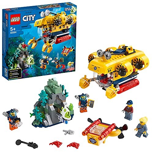 LEGO City Sea Explorer Deep Seabed/Underwater Exploration Submarine ...