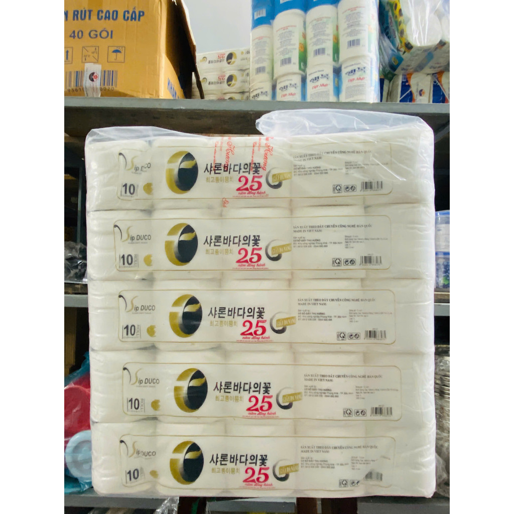 Korean toilet paper, 10 rolls (no core) | Shopee Singapore
