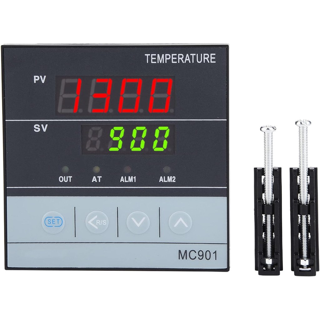 PID Temperature Controller, Digital Display K Type, MC901 Digital Programmable Temperature ...