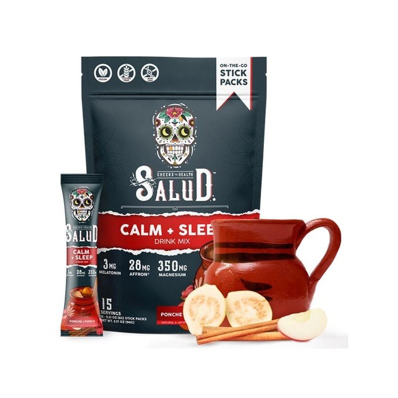 Taste Salud Salud 2-in-1 Sleep Aid + Calm Drink Mix Punch Flavor with ...