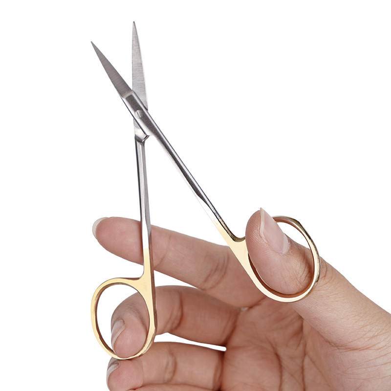 Dental Stainless Steel Medical Surgical Scissors Straight / Curved Tip ...