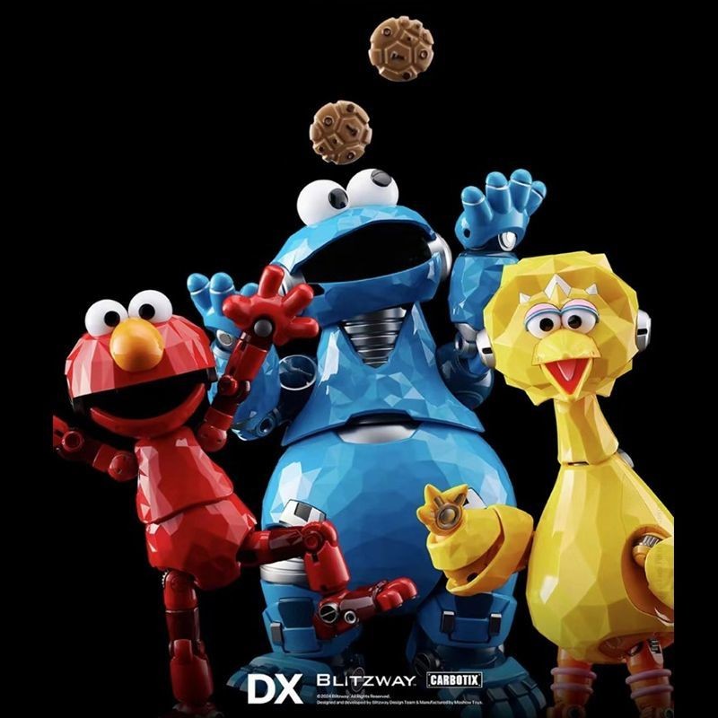 Blitzway Mold Shou Carbotix Sesame Street Elmo Big Bird Donut Monster ...