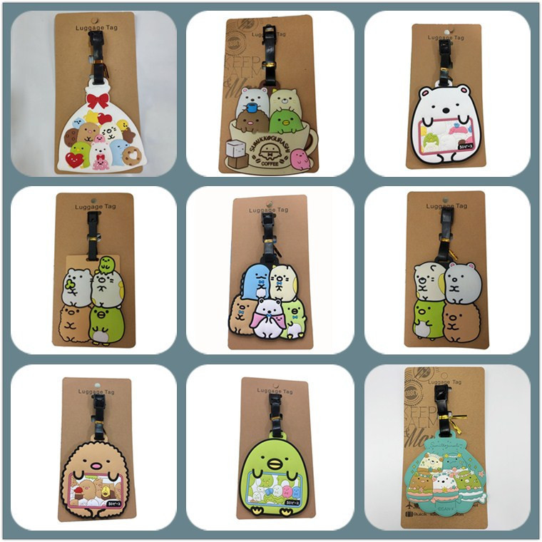 Travel Essential Ready Stock Identification Tag Sumikkogurashi Boarding ...