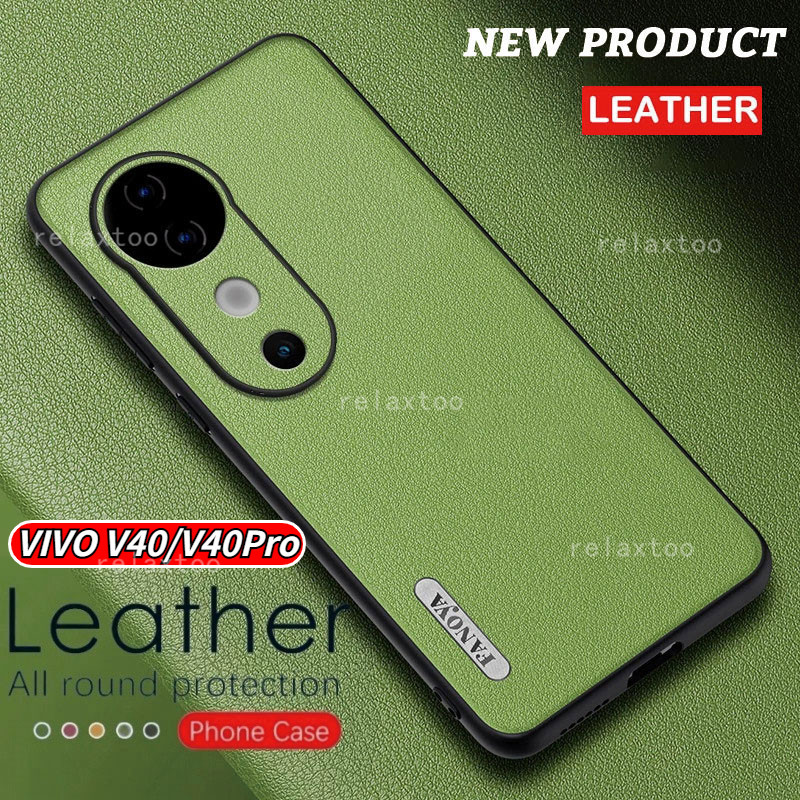 VIVOV40 5G Matte Leather Texture Case For Vivo V40 Pro Lite E V40Pro ...
