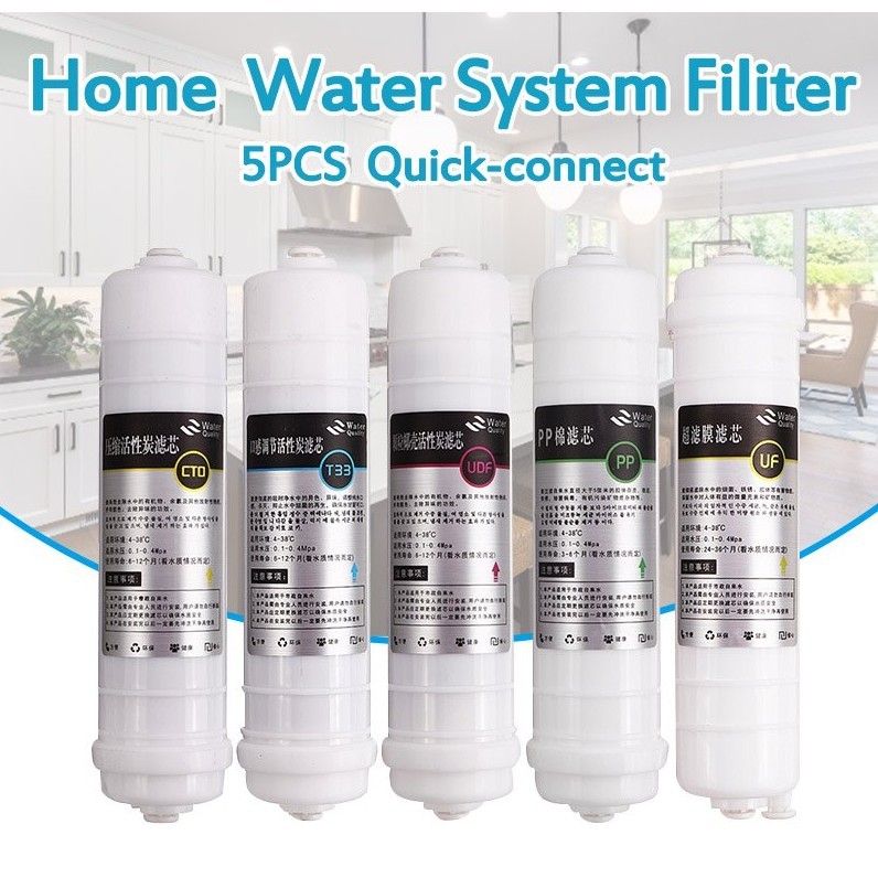 Ready Stock- 5 pcs 10 inch Reverse Osmosis RO Water Filters Replacement ...