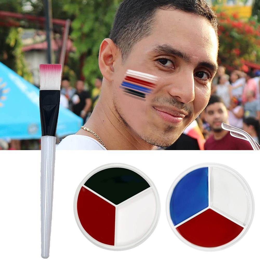 3 Colors Face Body Paint Oil Set Face Body Paint Palette For Stage ...