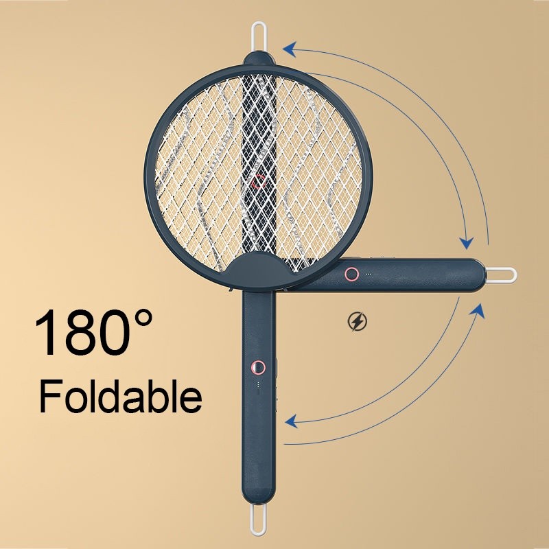 GEESO Electric Mosquito Racket, Foldable Electric Mosquito Swatter with ...