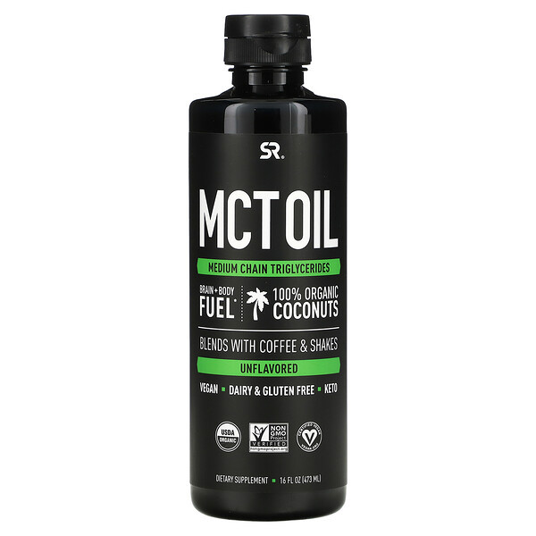 Sports Research, MCT Oil, Unflavored, 16 fl oz (473 ml) | Shopee Singapore